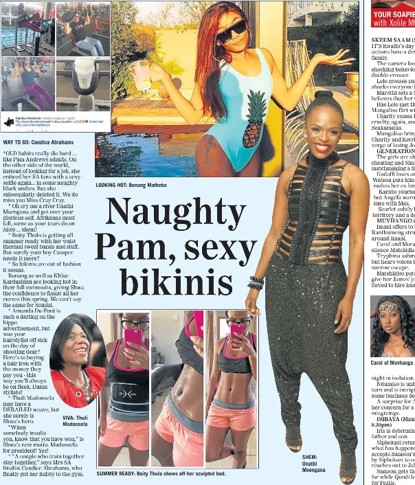 Naughty Pam, sexy bikinis - PressReader