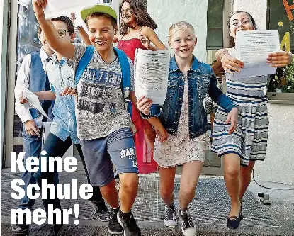 Keine Schule mehr! - PressReader
