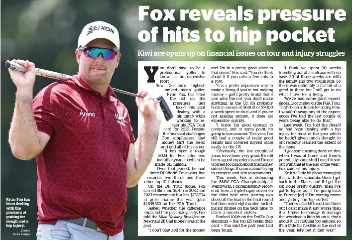 Fox reveals pressure of hits to hip pocket - PressReader