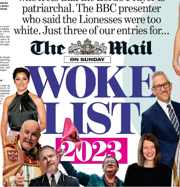 WOKE LIST 2023 - PressReader