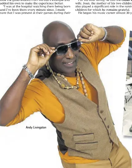 ANDY LIVINGSTON talks fatherhood, music - PressReader