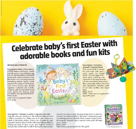 With Celebrate baby’s first Easter adorable books and fun kits - PressReader