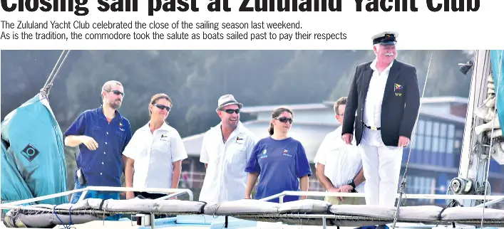 Closing sail past at Zululand Yacht Club - PressReader