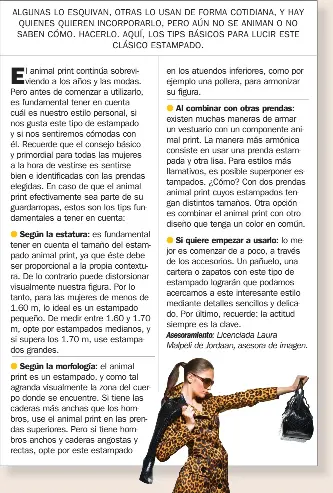 Consejos para usar el animal print - PressReader