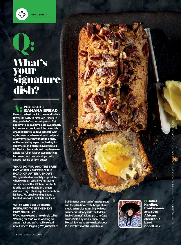 Final tidbit: Juliet Harding of GoodLuck shares her signature dish ...