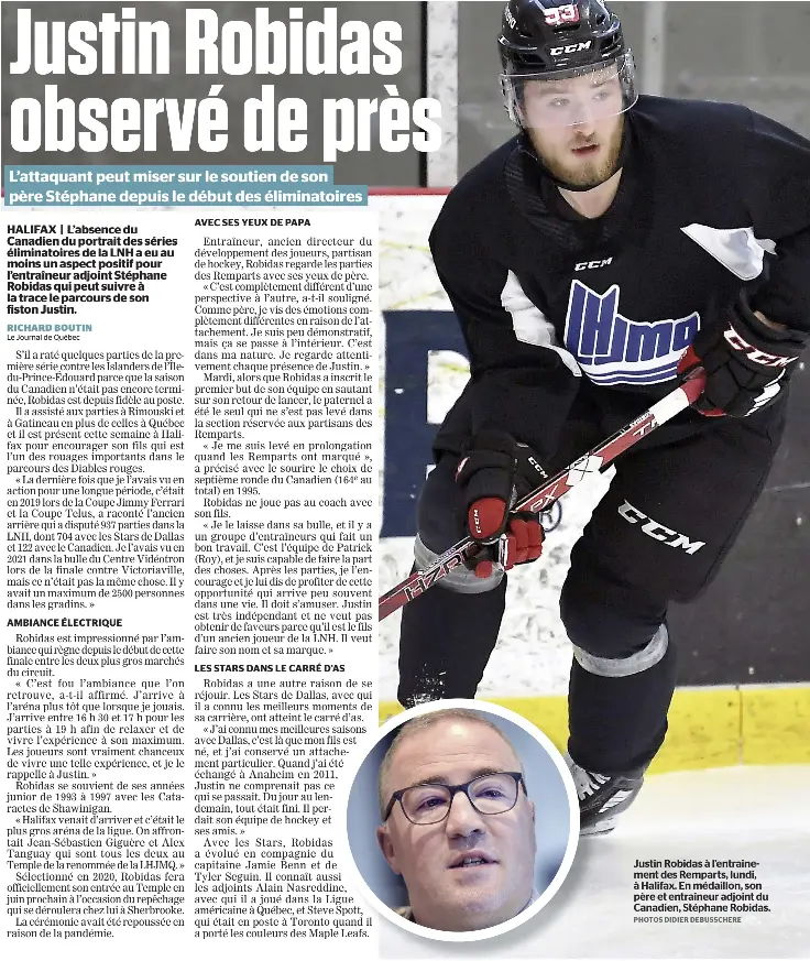 L’attaquant peut miser sur le soutien de son père Stéphane depuis le ...