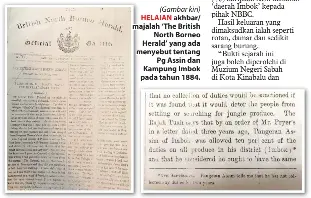 Imbok miliki nilai sejarah - PressReader