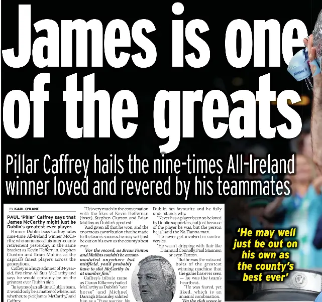 James is one of the greats - PressReader