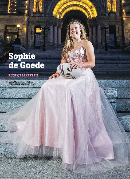 Rugby star Sophie de Goede of Victoria-Oak Bay, a Head of the Class ...