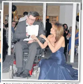 Night of glamour raises thousands for man who defies all the odds ...
