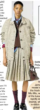 SAINT’s Jessie Craig fronts Miu Miu’s latest collection - PressReader