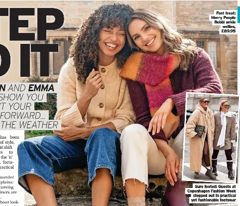 STEP TO IT AND SHOW YOU HOW TO PUT YOUR BEST FOOT FORWARD... WHATEVER THE WEATHER - PressReader