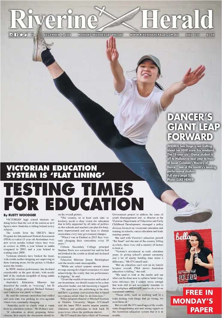 DANCER’S GIANT LEAP FORWARD - PressReader