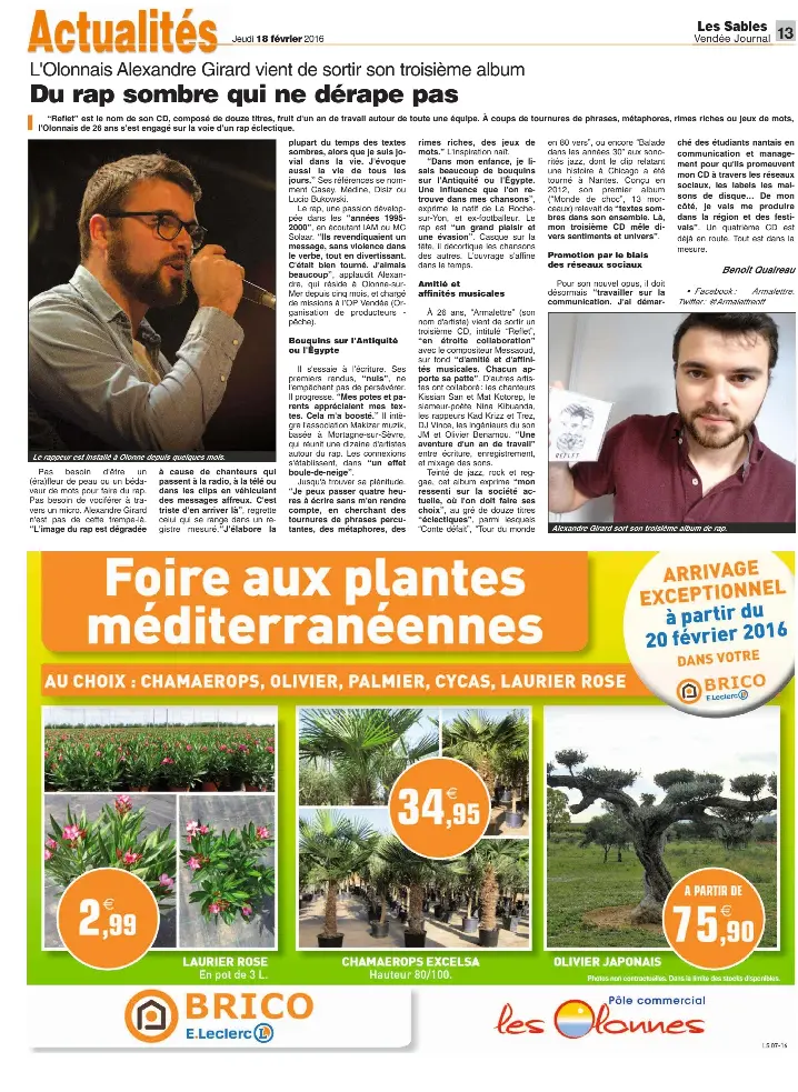 Du rap sombre qui ne dérape pas - PressReader