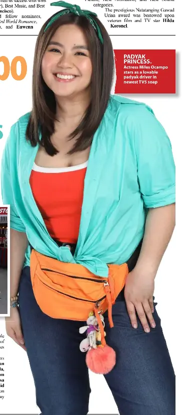 Miles Ocampo pedals her way into viewers’ hearts - PressReader