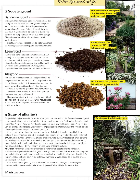 Gesonde tuingrond verseker gelukkige plante - PressReader