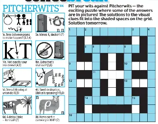 PITCHERWIT­S - PressReader