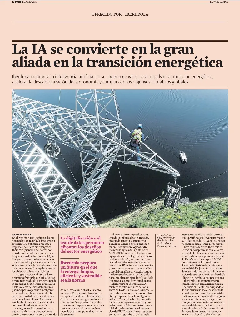 La IA se convierte en la gran aliada en la transición energética - PressReader