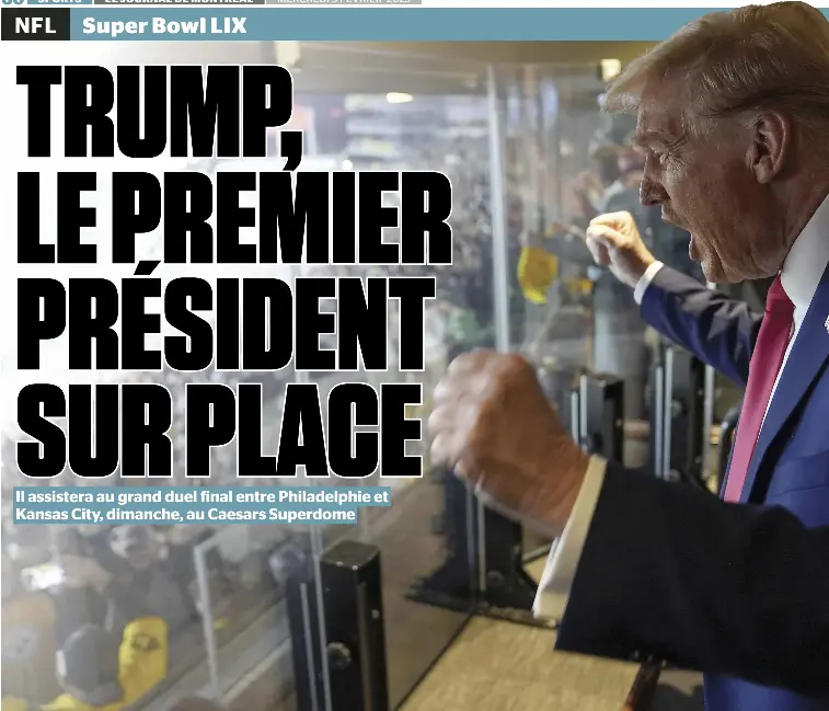 TRUMP, LE PREMIER PRÉSIDENT SUR PLACE - PressReader