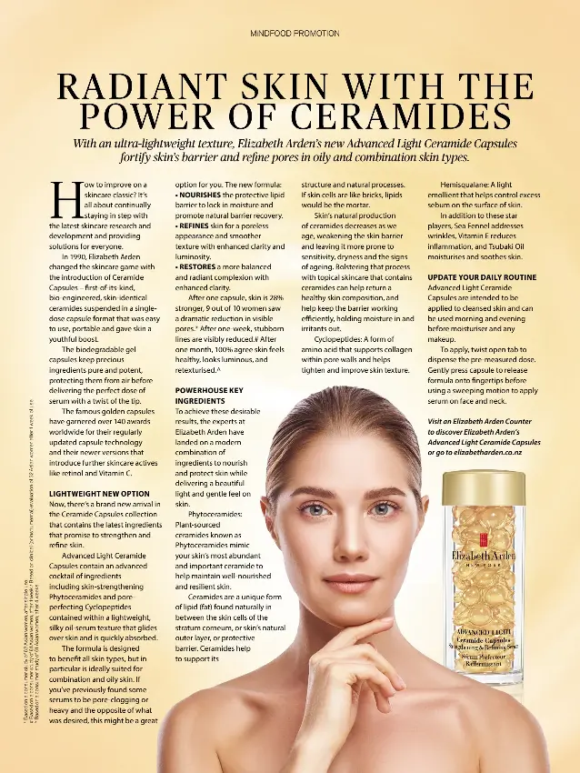 RADIANT SKIN WITH THE POWER OF CERAMIDES - PressReader