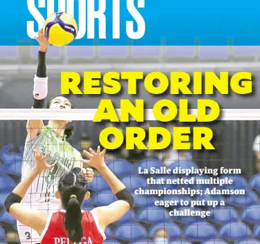 RESTORING AN OLD ORDER - PressReader