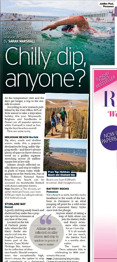 Chilly dip, anyone? - PressReader