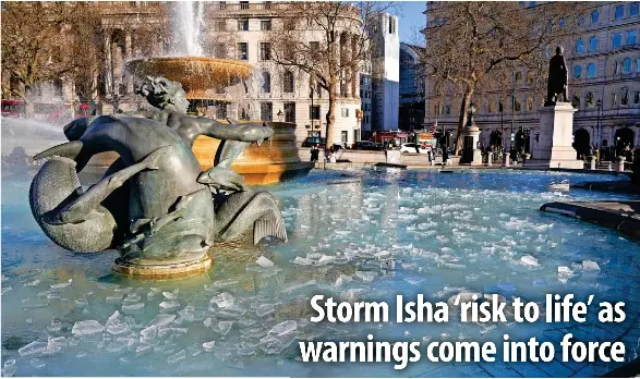 Storm Isha ‘risk to life’ as warnings come into force - PressReader