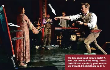 What does Jack Dagger do for a living? He’s a knife-thrower, duh ...