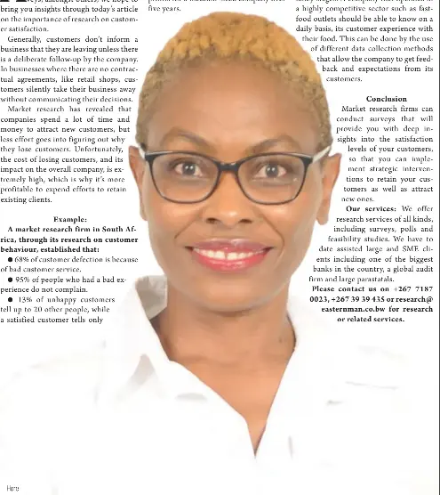 Customers leaving? Conduct Research - PressReader