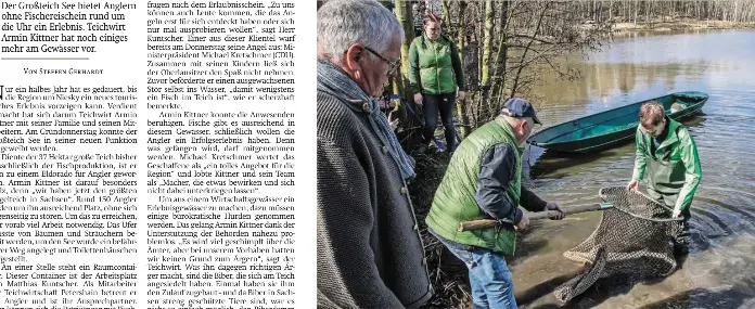 Niesky: Sachsens größter Angelteich eröffnet - PressReader