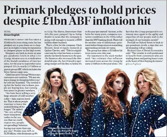 Primark pledges to hold prices despite £1bn ABF inflation hit - PressReader