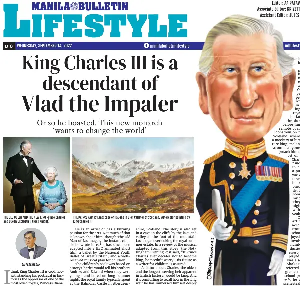 King Charles III is a descendant of Vlad the Impaler - PressReader