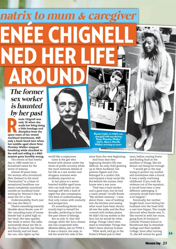 Exclusive: Renee Chignell 30 years on - PressReader