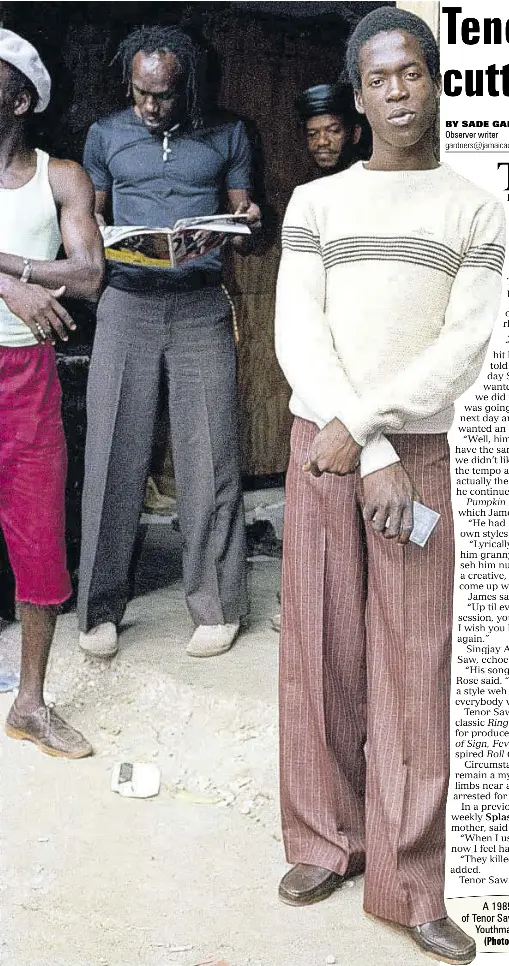 TENOR SAW: STILL CUTTING EDGE - PressReader