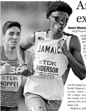 Anderson’s sports hero Arop excited for his future at 800m - PressReader