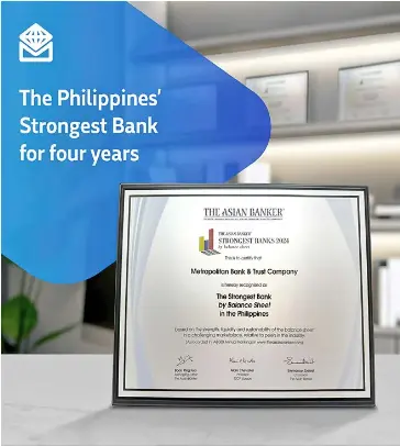 Metrobank hailed country’s Strongest Bank for 4th straight years - PressReader