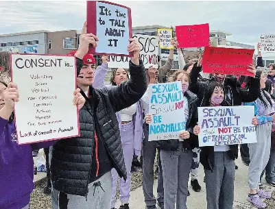 Students protest handling of sexual assault allegation - PressReader