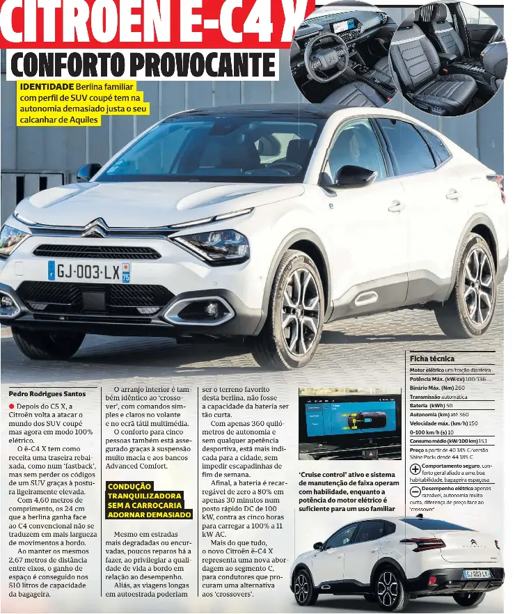 CITROËN Ë-C4 X CONFORTO PROVOCANTE - PressReader