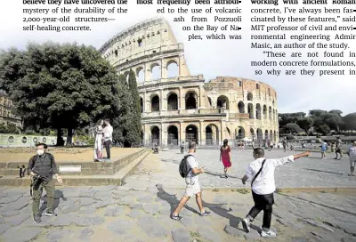 Researcher­s dig up secrets of ‘self-healing’ Roman concrete - PressReader