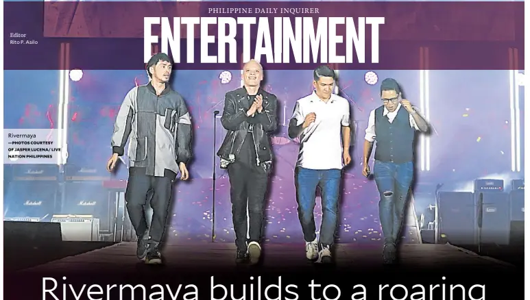 Rivermaya builds to a roaring crescendo in reunion concert - PressReader