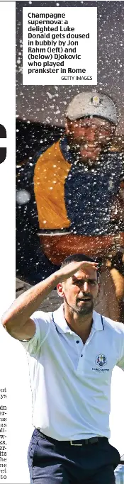 The wacky night in Rome when Djokovic served drinks wearing a wig and ...