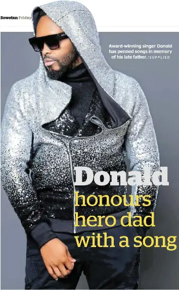 Donald honours hero dad with a song - PressReader