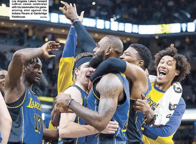 LEBRON TIP-IN SAVES LAKERS - PressReader