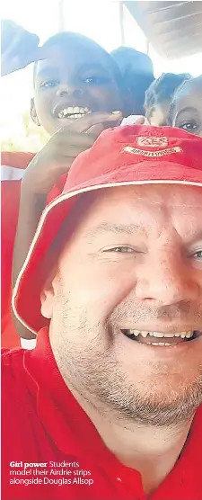 The kids came running out. It was awesome - I think they were overwhelme­d to have visitors ...