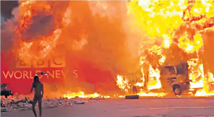 Convicted paedophile blew up fake BBC van in film set explosion ...