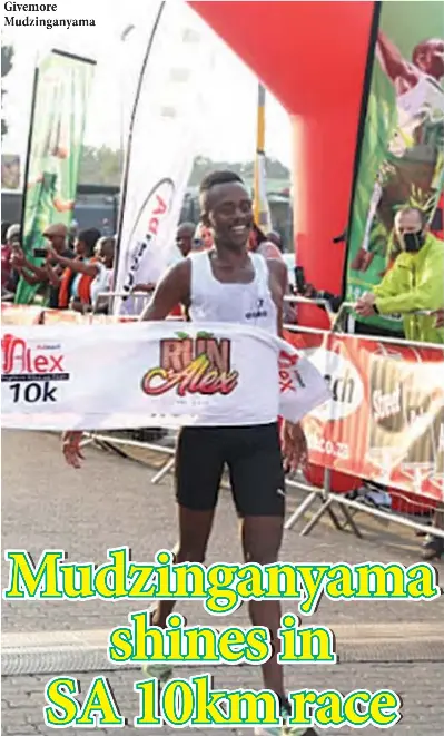 Mudzingany­ama shines in SA 10km race - PressReader