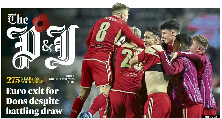 Euro exit for Dons despite battling draw - PressReader