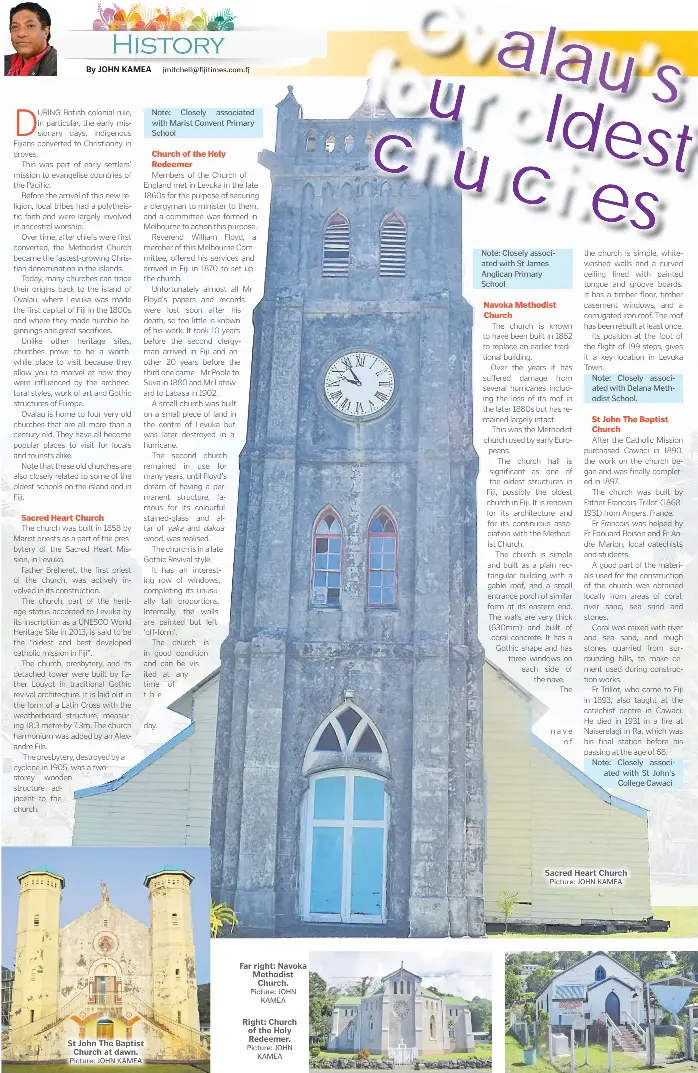Ovalau's four oldest churches - PressReader