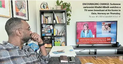 Sudanese cartoonist draws to bring hope, truth - PressReader