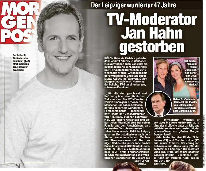 TV-Moderator Jan Hahn gestorben - PressReader